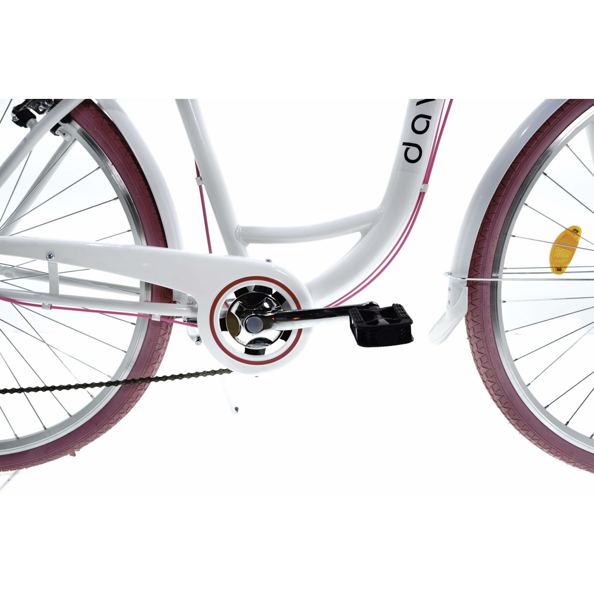 Дамски велосипед Davi® Emma, 7 скоростен, Трансмисия Shimano, Градски ...