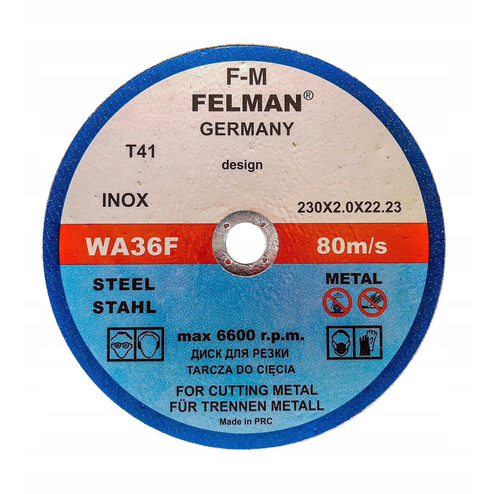 Disc de taiat metal Felman, 230x2 mm - eMAG.ro
