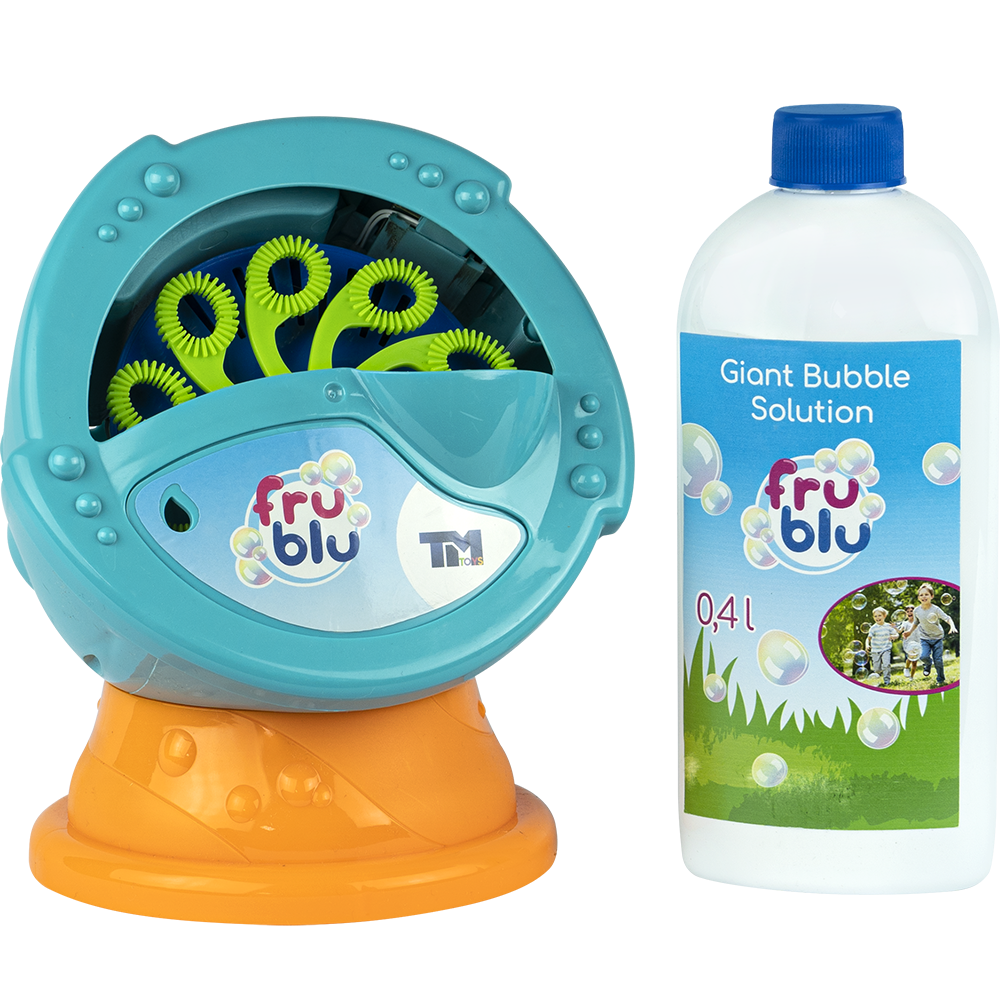 Set baloane de sapun Fru Blu - Bubble machine, cu solutie baloane 400 ...