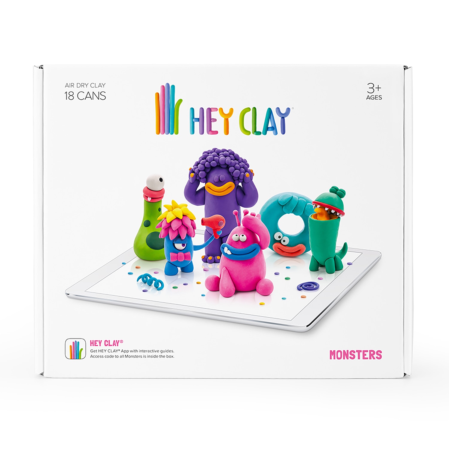 Set Hey Clay - Monstrii - eMAG.ro