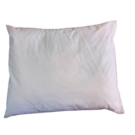 Perna cu puf, Inny, 40 x 40 cm, Bumbac, Alb - eMAG.ro