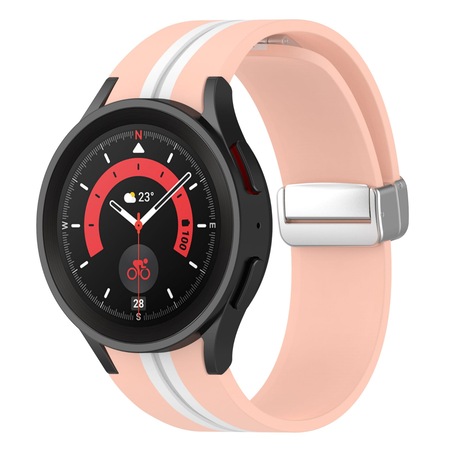 Curea Ceas D-Buckle Two-tone, compatibila cu Samsung Galaxy Watch5 ...