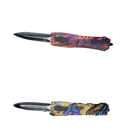 Set format din 2 bricege cu tais dublu colorate 23cm - eMAG.ro