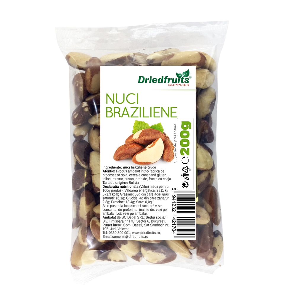 Nuci braziliene crude - 200 g - eMAG.ro