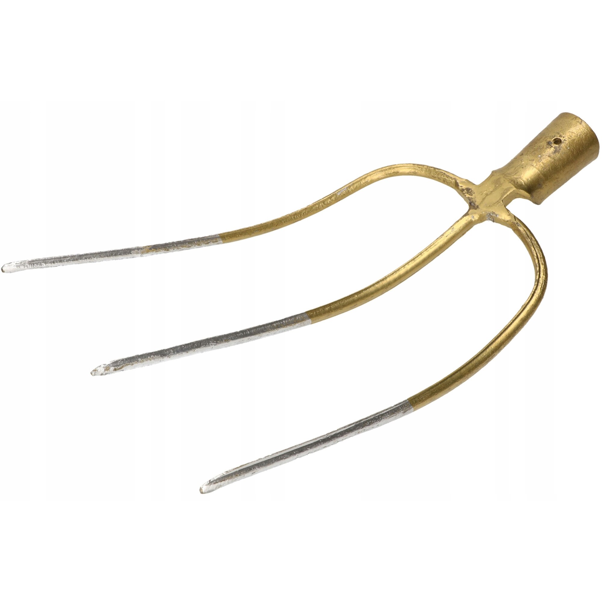 Furca, Kotarbau, 3 dinti, 41 cm, Otel/Lemn, Auriu - eMAG.ro