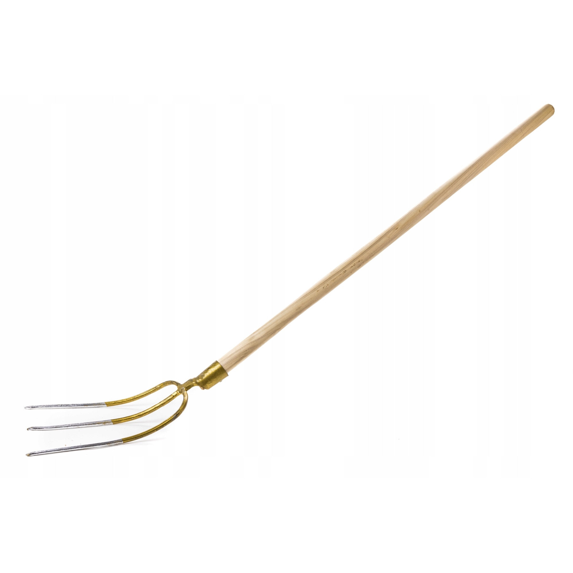 Furca, Kotarbau, 3 dinti, 41 cm, Otel/Lemn, Auriu - eMAG.ro