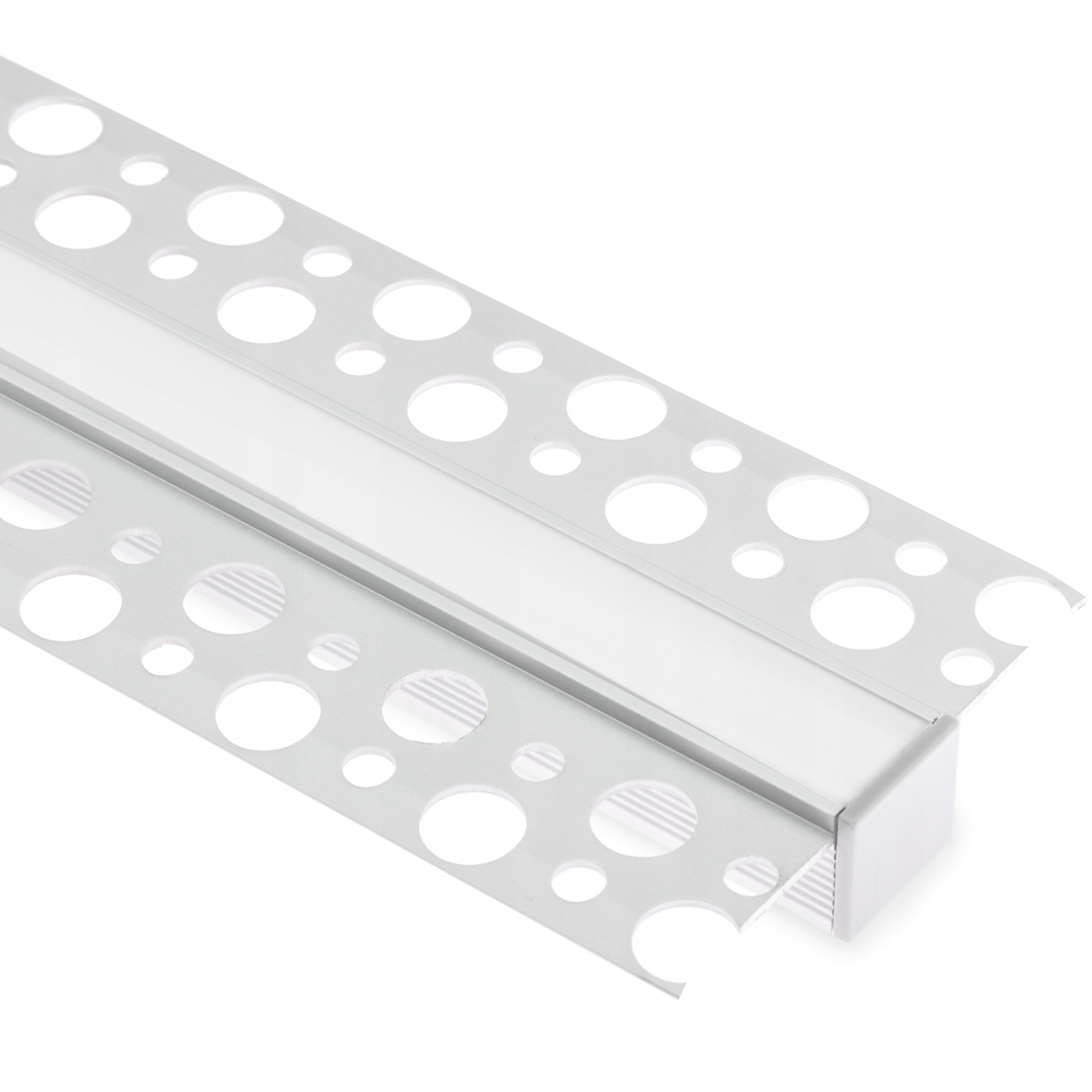 Capac de capat pentru profil incastrat tip P, Lumiled, Plastic, Gri ...