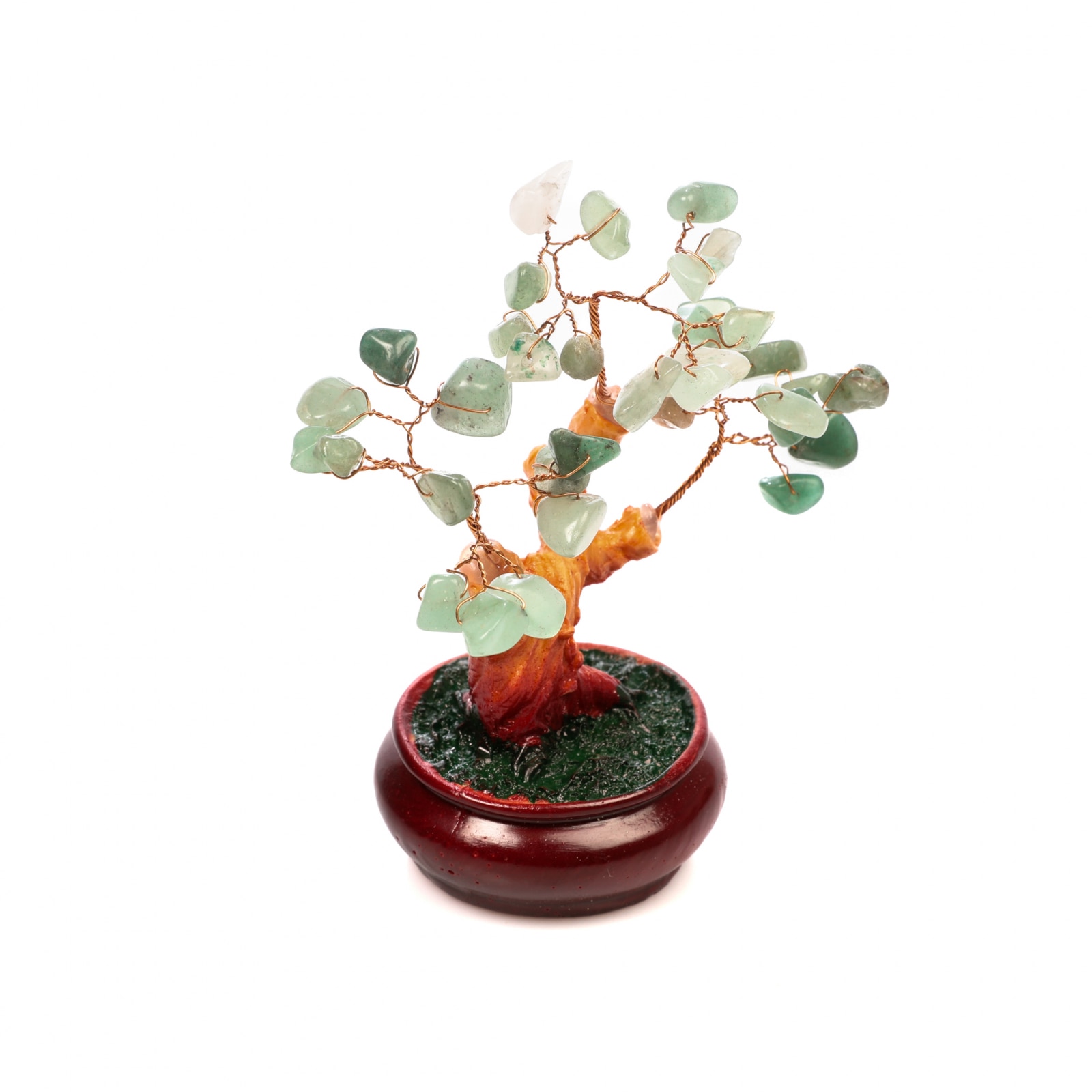 Copac Bonsai Feng Shui mediu cu pietre semipretioase - Aventurin Verde ...
