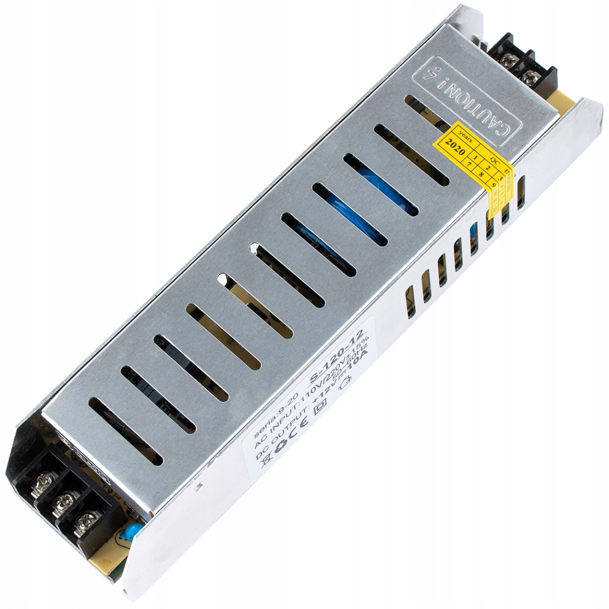 Sursa de alimentare pentru banda Led, IdeaLed, 120W, 10A, 12V, Argintiu ...