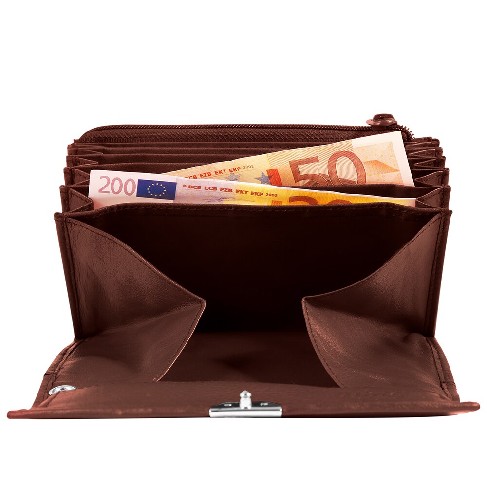 Portofel 5184D Piele Naturala, Akzent, Maro - eMAG.ro