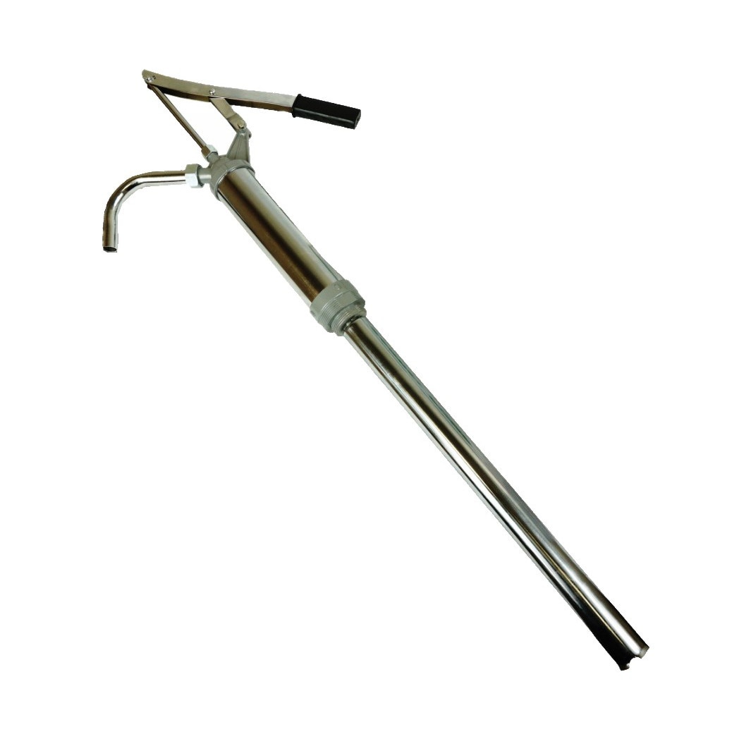 Pompa transfer manuala cu piston 1", pentru butoi 200L, Silver - eMAG.ro