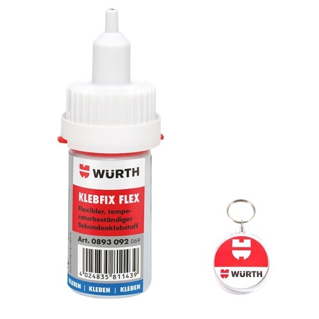 Set Adeziv rapid Klebfix Flex 20 g cu Breloc Wurth - eMAG.ro