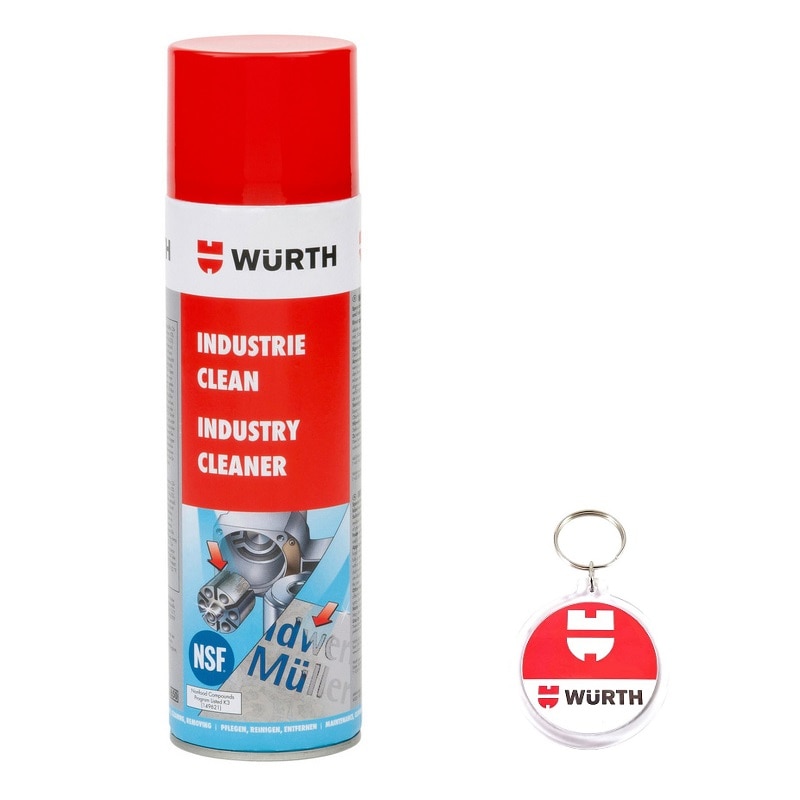 Set Curatitor industrial 500 ml cu Breloc Wurth - eMAG.ro