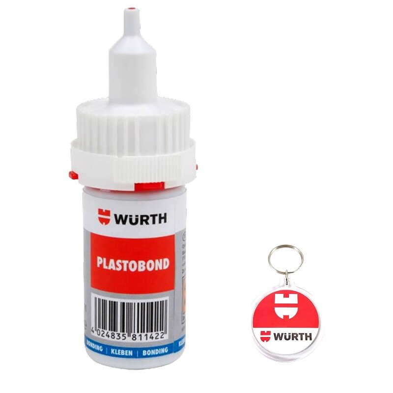 Set Adeziv rapid Plastobond 20 g cu Breloc Wurth - eMAG.ro
