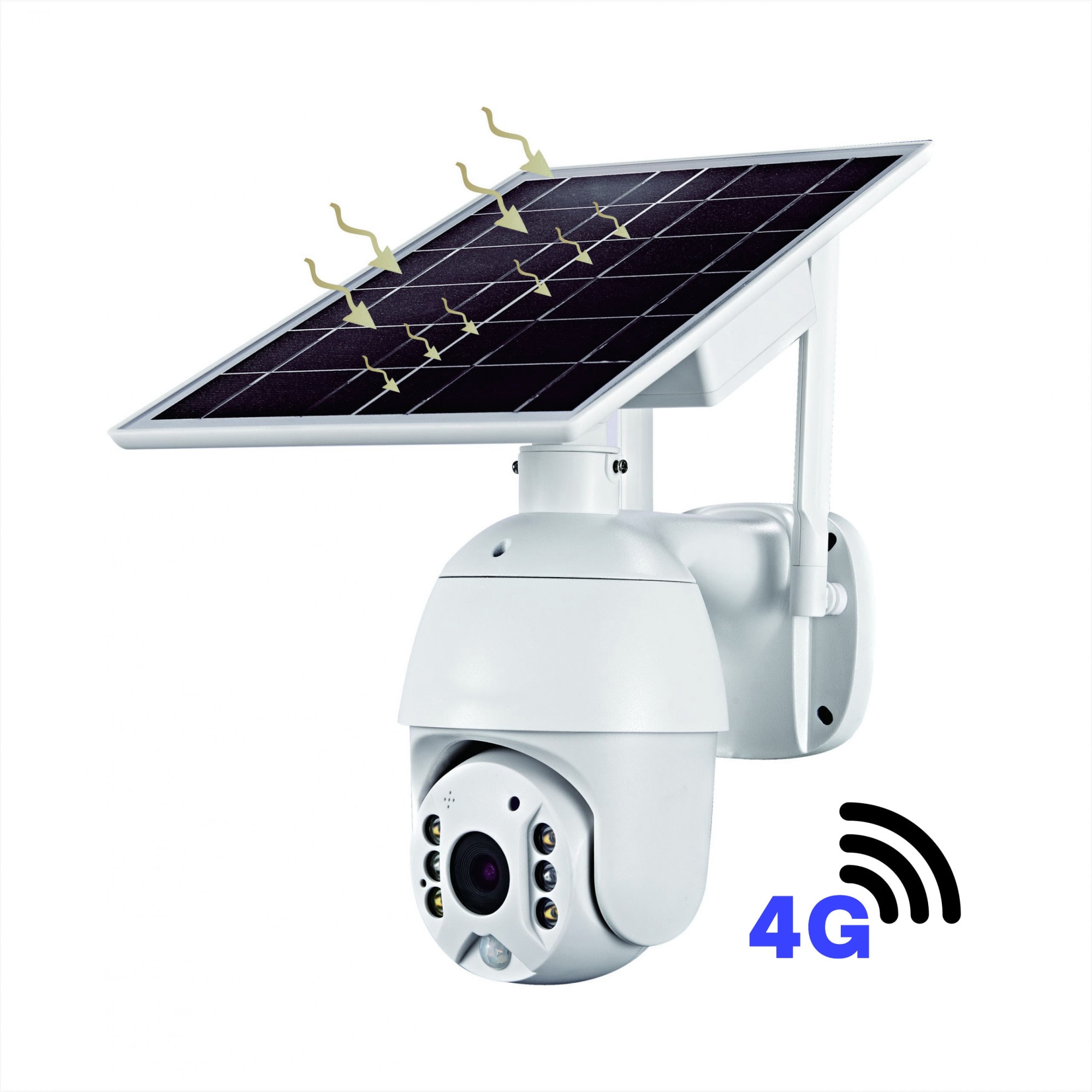 Camera de supraveghere 4G cu panou solar, Etop, Cam001, acumulator ...