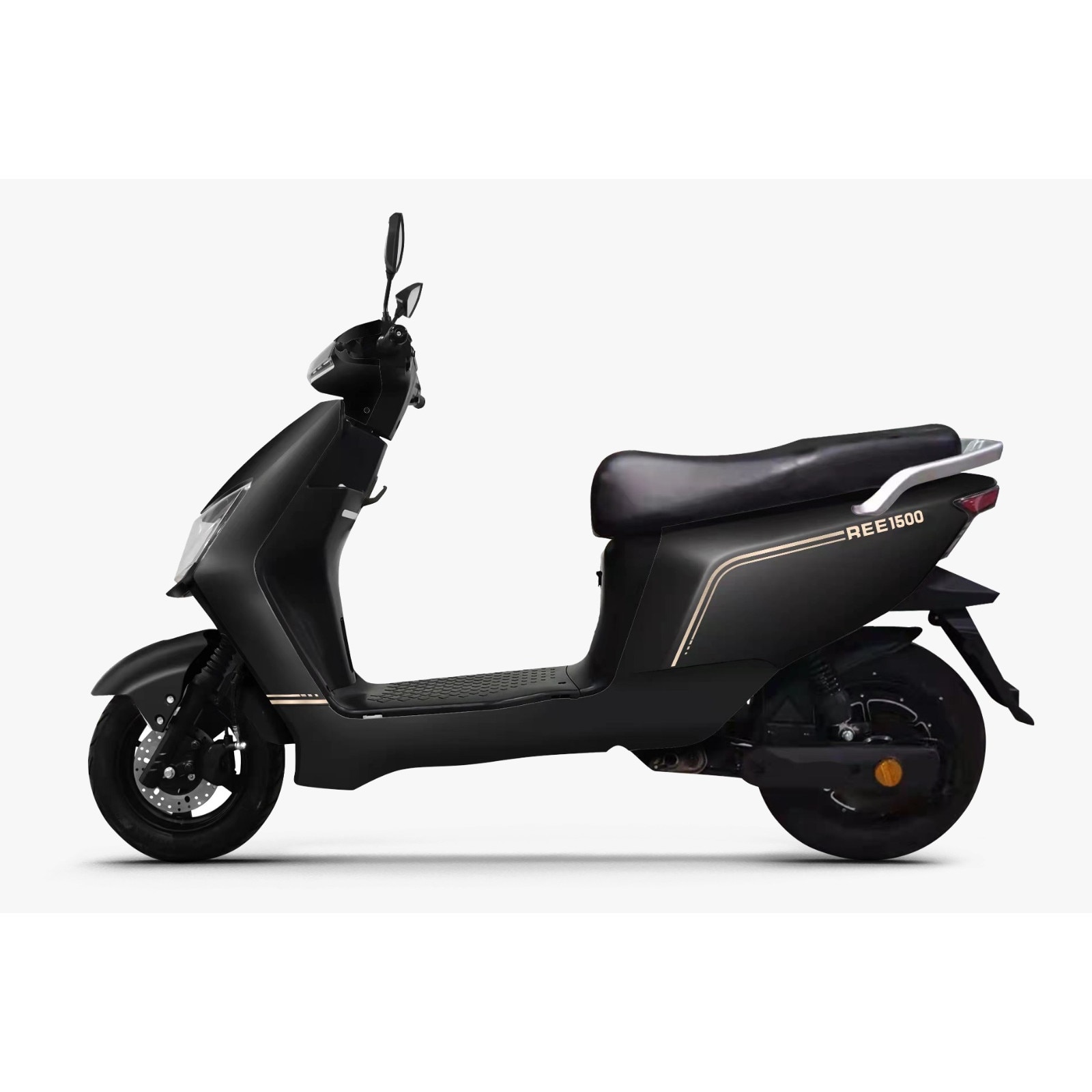 Scuter electric REE 1500, fara permis, 1000W, Negru - eMAG.ro