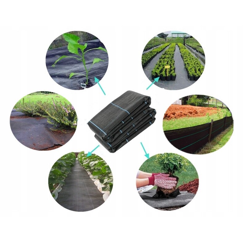Set cu Folie agrotextil si 50 buc de stifturi de fixare, 1.6x100m, 70g ...