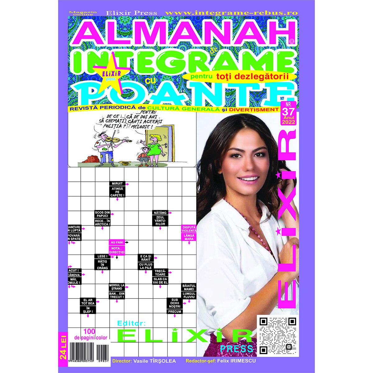 Almanah de integrame cu poante nr. 37, 100 pagini - eMAG.ro