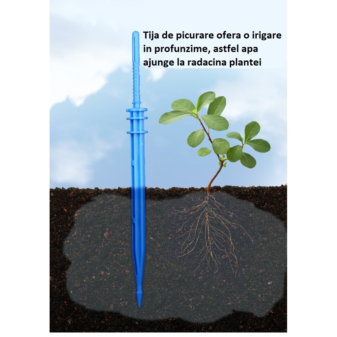 Set udare prin picurare AxaCube alcatuit din punga plastic 6.5 litri cu ...