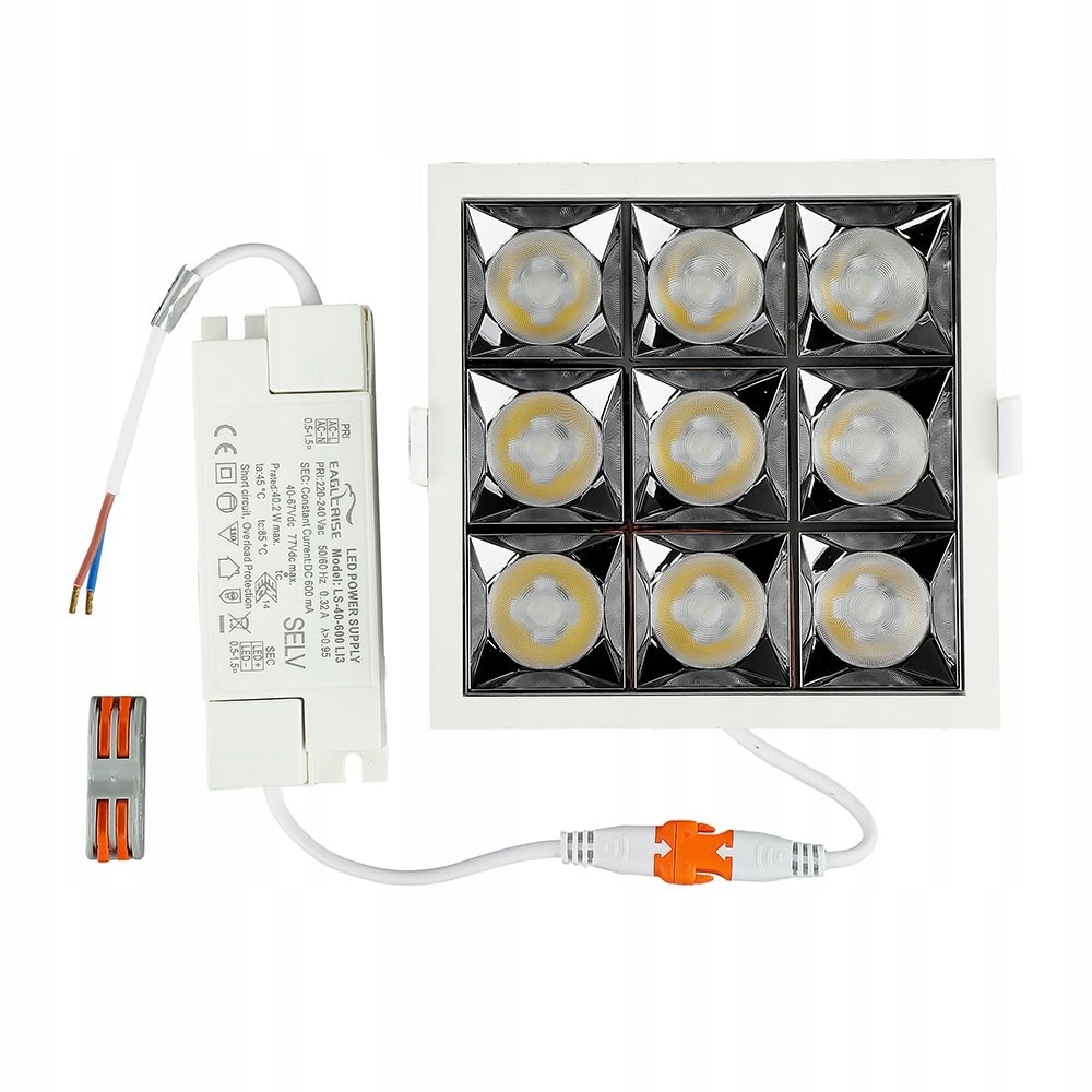 Spot LED incastrat, V-Tac, Aluminiu, 36W, Alb - eMAG.ro
