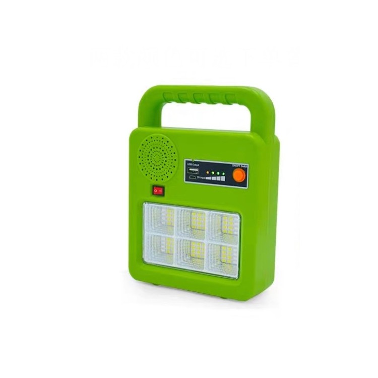 Lanterna cu incarcare solara, boxa portabila, cu port de iesire USB ...