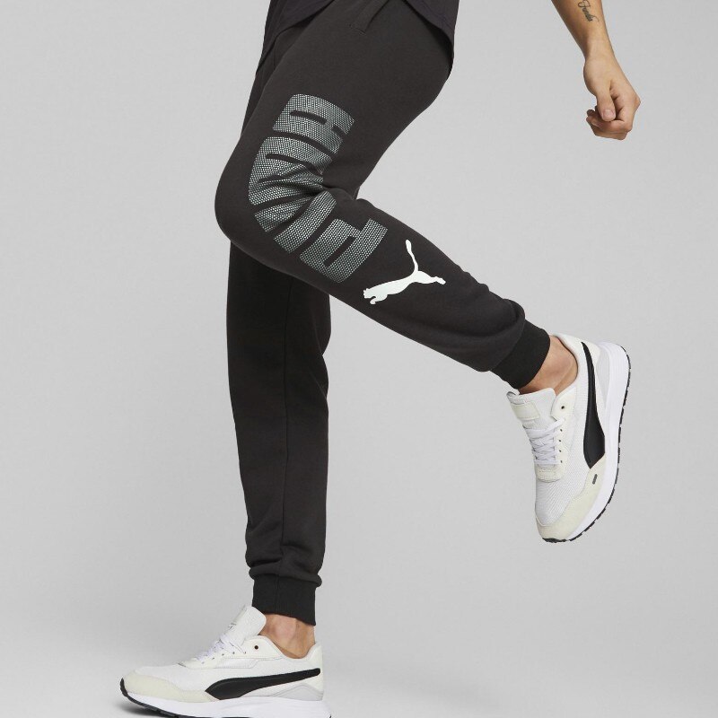 Puma Essentials Plus Logo Pants 673376-01, мъжки, черен, S - eMAG.bg