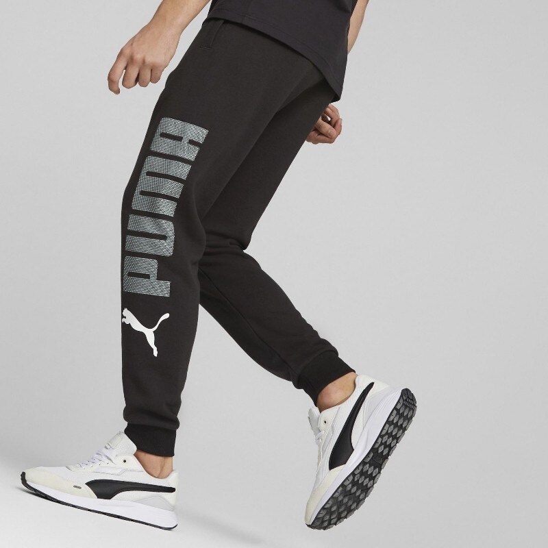 Puma Essentials Plus Logo Pants 673376-01, мъжки, черен, S - eMAG.bg