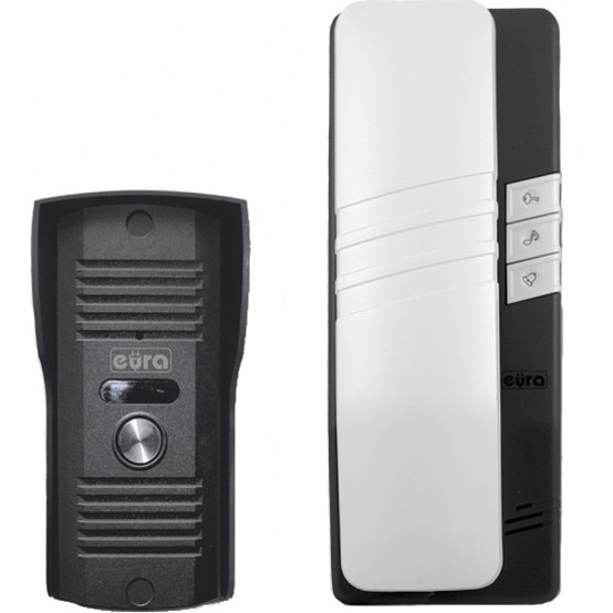 Interfon, EURA, 12 V, Alb/Negru - eMAG.ro