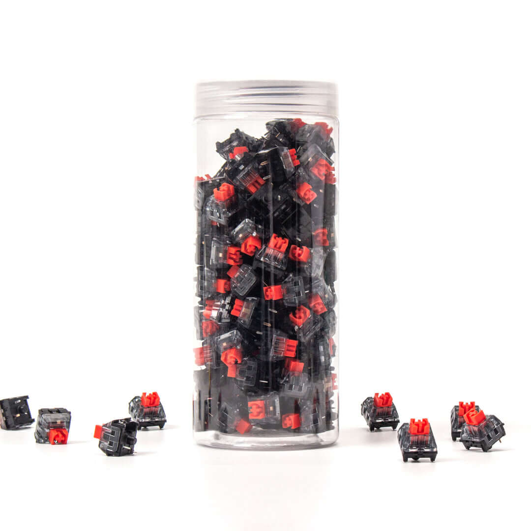 Set switch-uri pentru tastaturi mecanice Kailh Super Speed Switch Red ...