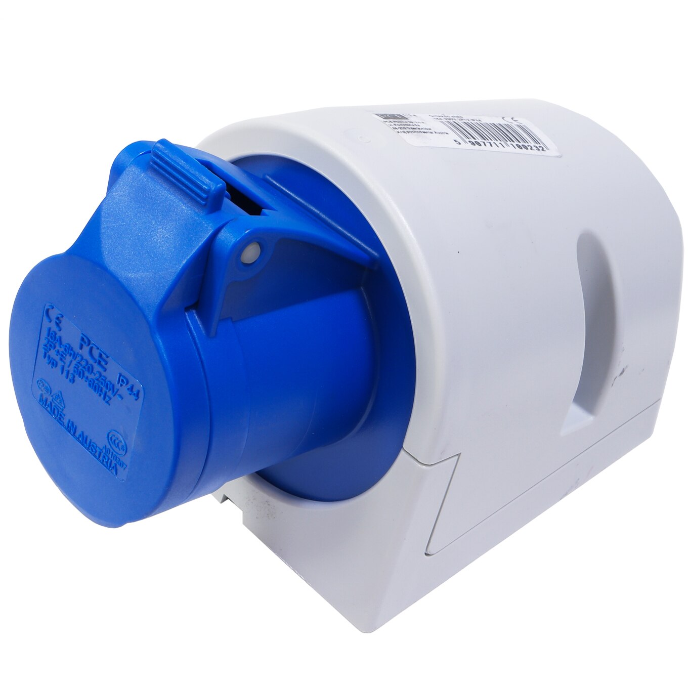 Priza fixa industriala 16A 3P 230V albastru IP44 113-6 PCE - eMAG.ro