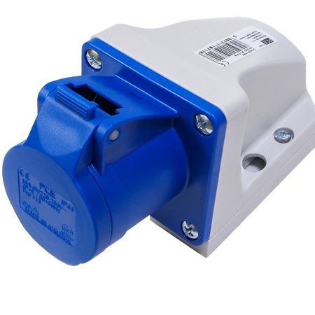 Priza fixa industriala 16A 3P 230V albastru IP44 113-6K PCE - eMAG.ro