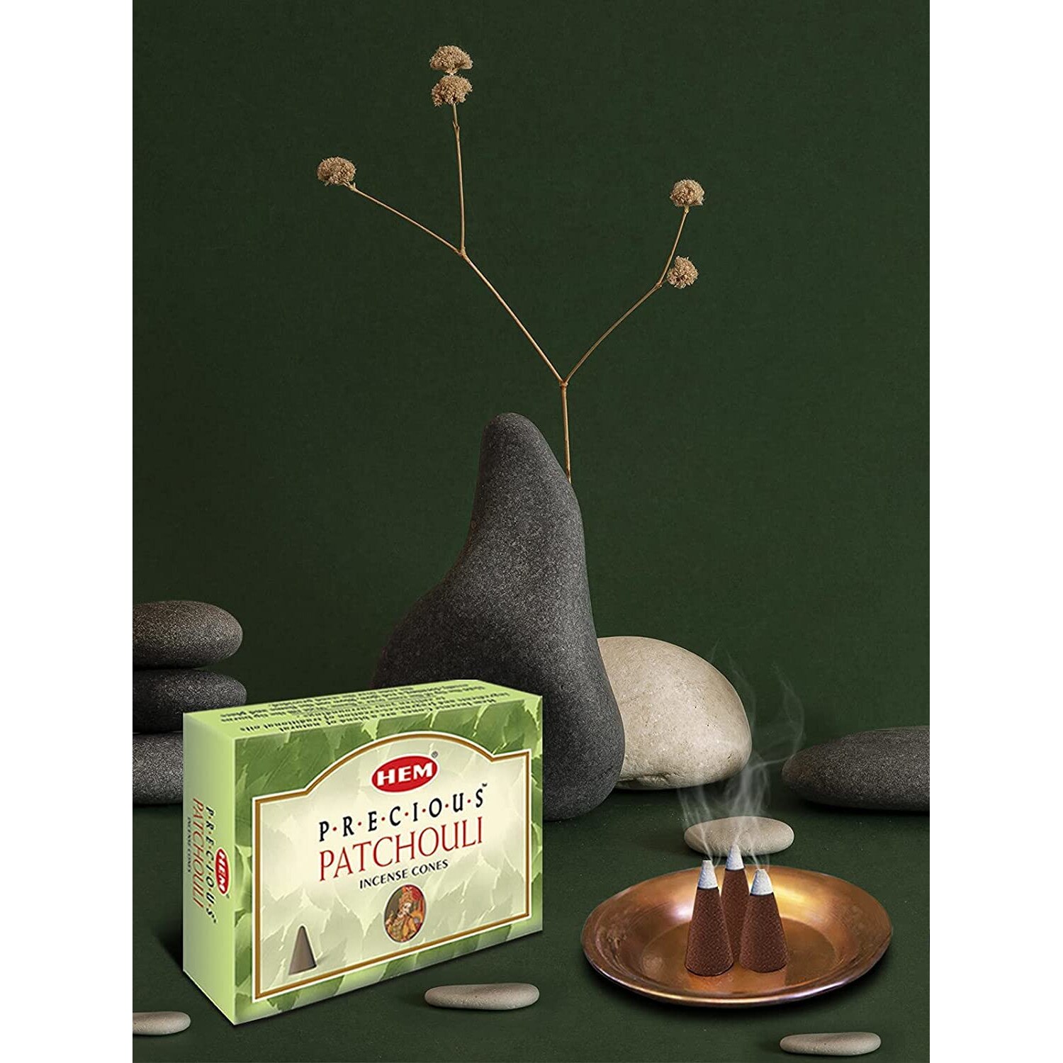 Conuri Parfumate, HEM, Patchouli, 10 buc - eMAG.ro