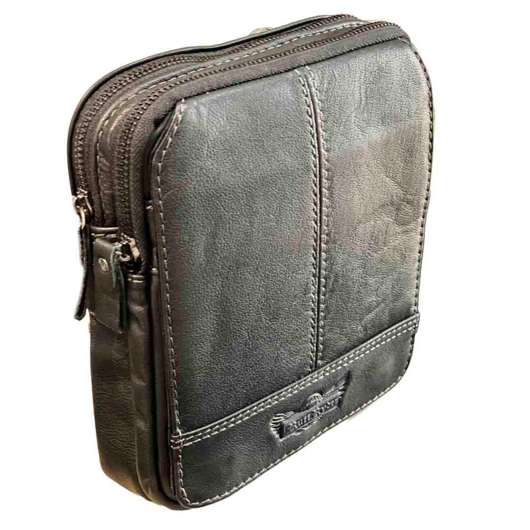 Borseta, Geanta Messenger Barbati Din Piele Naturala, Ruff Ryder ...