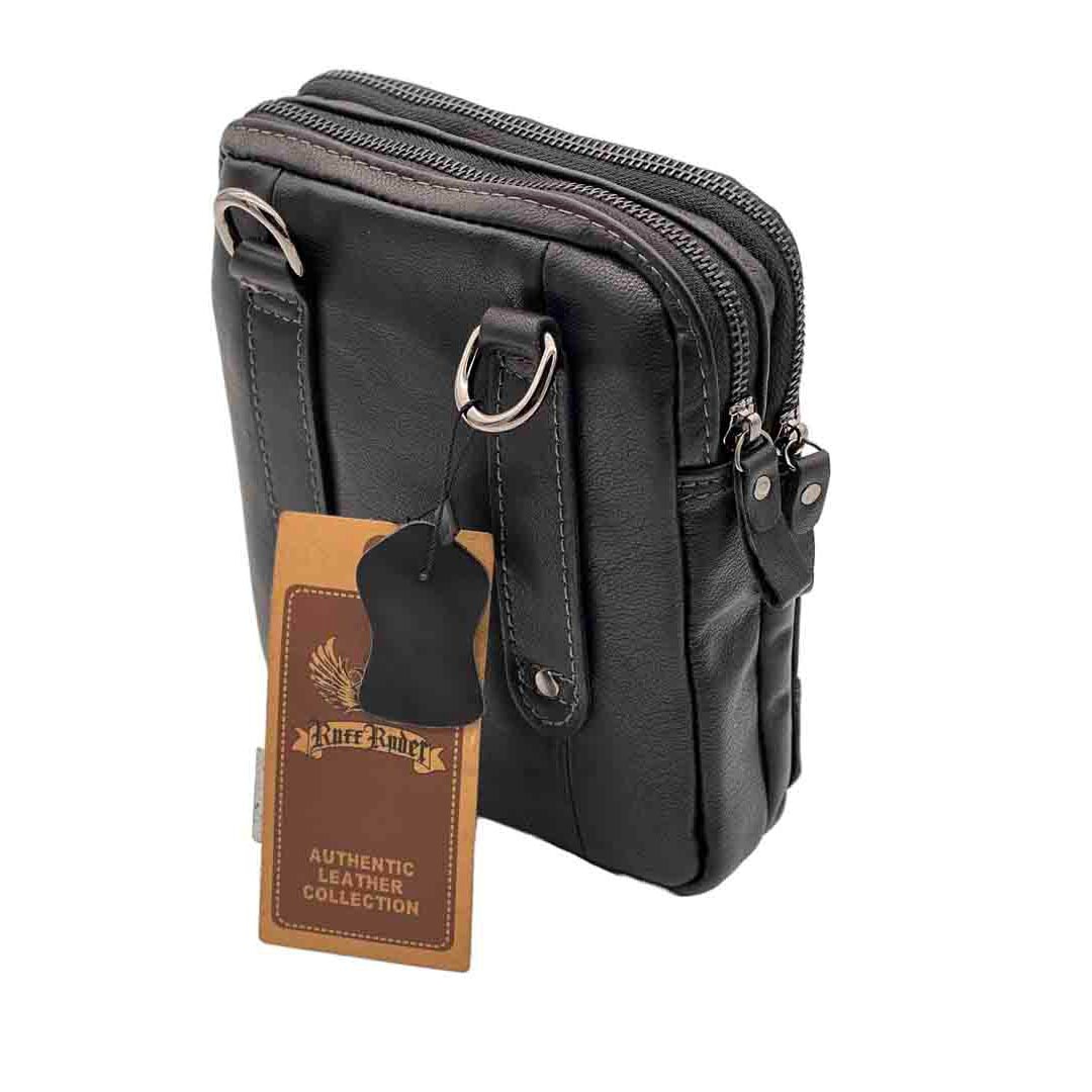 Borseta, Geanta Messenger Barbati Din Piele Naturala, Ruff Ryder ...