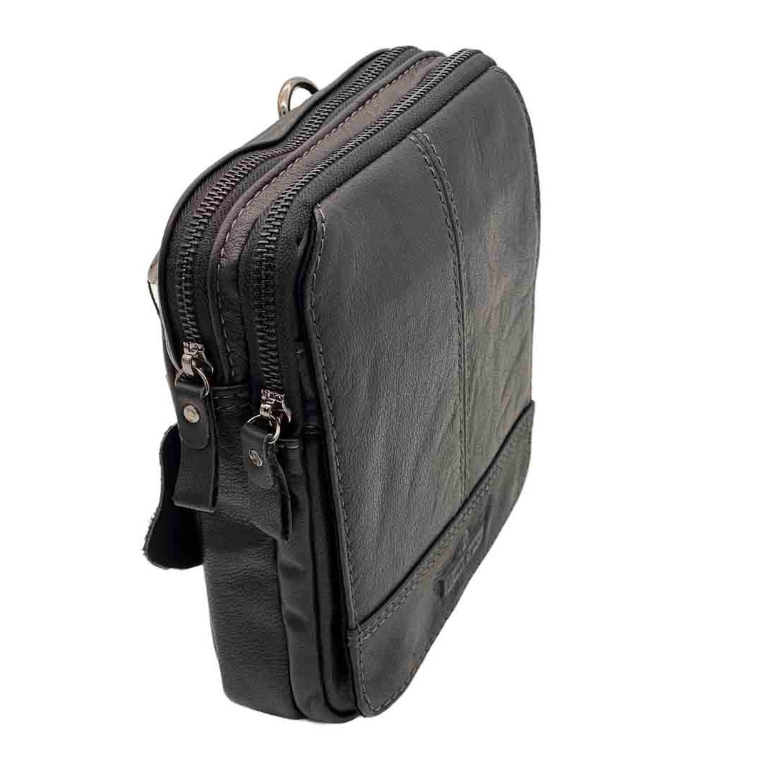 Borseta, Geanta Messenger Barbati Din Piele Naturala, Ruff Ryder ...