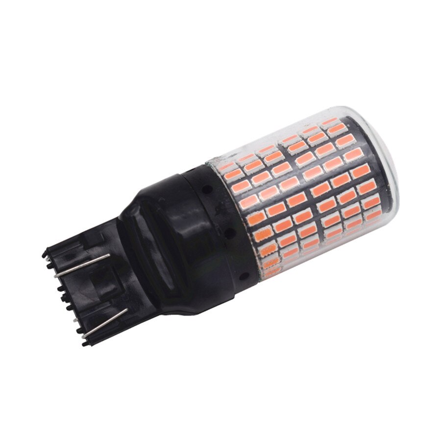 Led auto Canbus Rosu W21W/5W T20 7443 144 SMD 3014 12V - T20 7443-144SMD-3014-RED - eMAG.ro