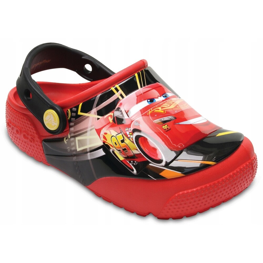 Saboti copii, Crocs, Sintetic, Model Masini, Multicolor, 19.5 EU - eMAG.ro