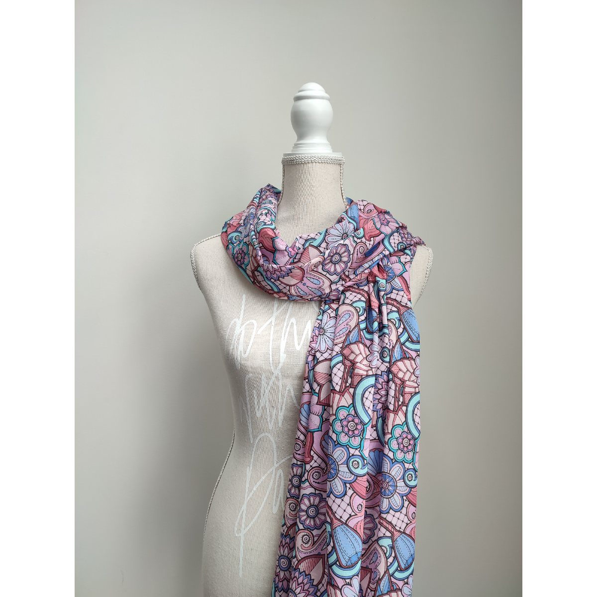 Esarfa Lucy – lila, 70 cm x 180 cm - eMAG.ro