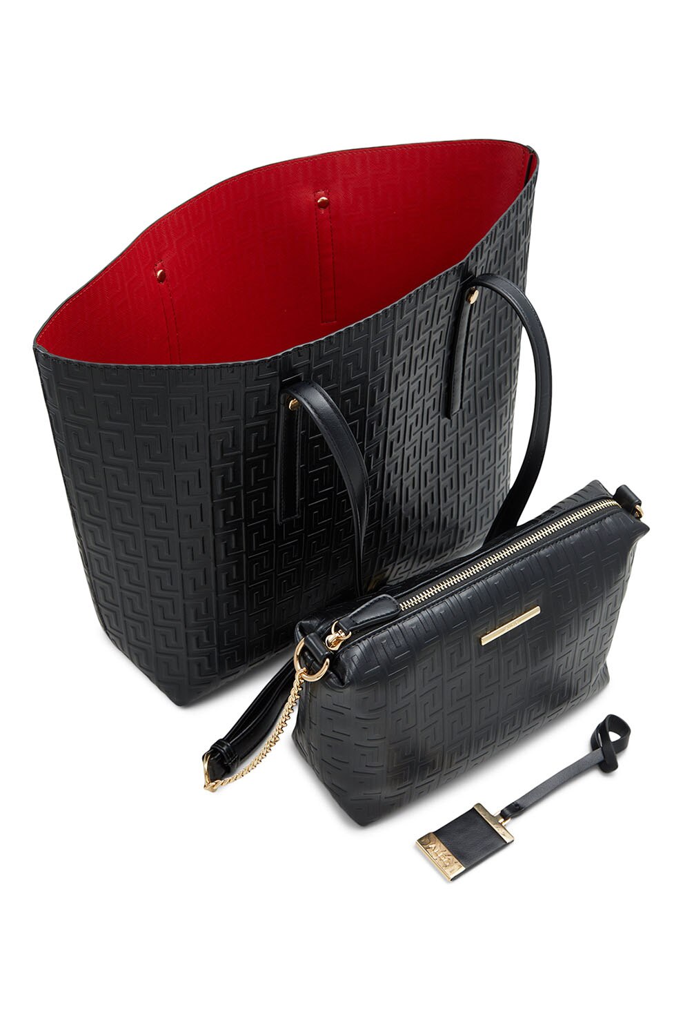 Aldo, Geanta shopper cu model Yendaldan, Negru - eMAG.ro