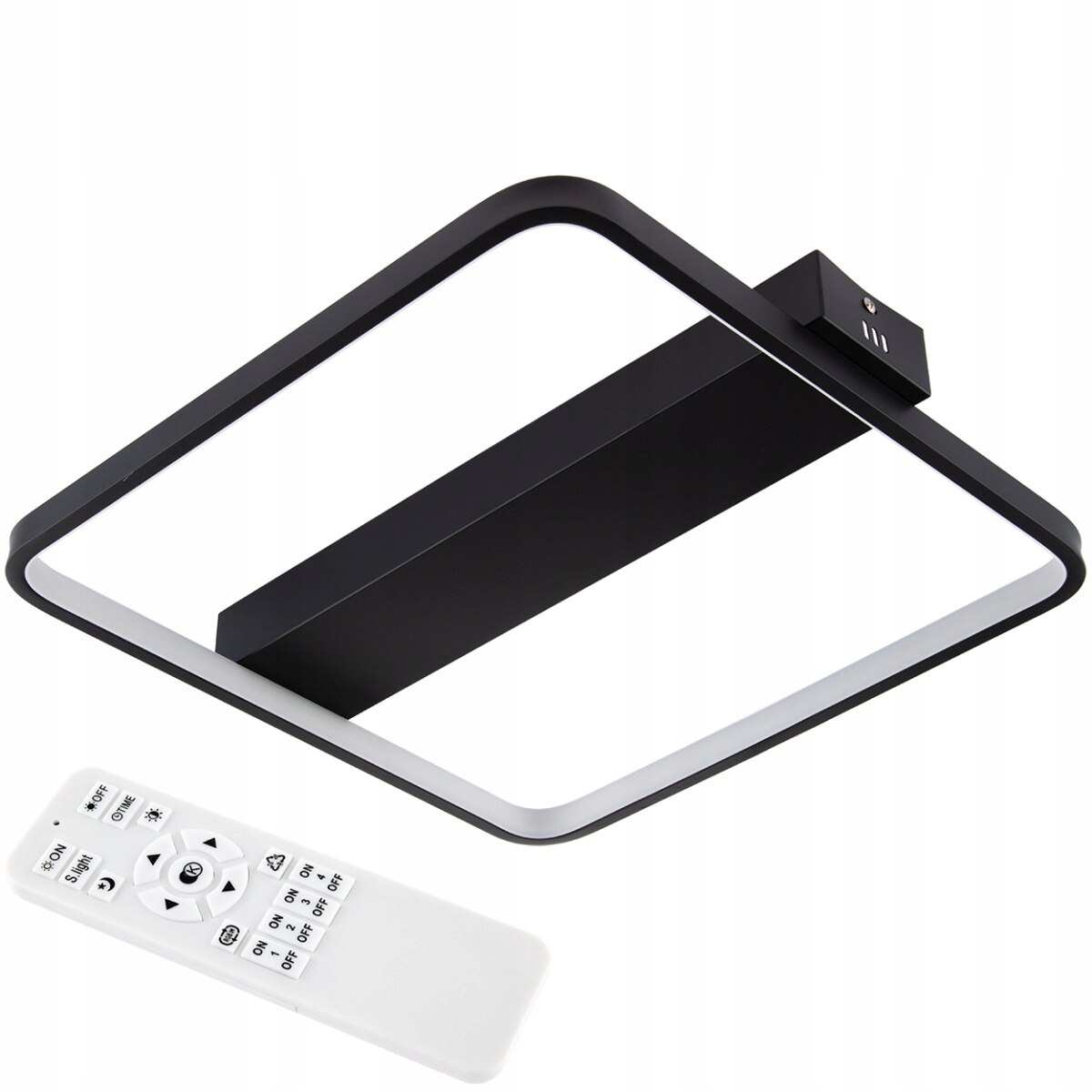 Plafoniera LED cu telecomanda Galaxis, Superled, Aluminiu/Plastic, 40 W ...