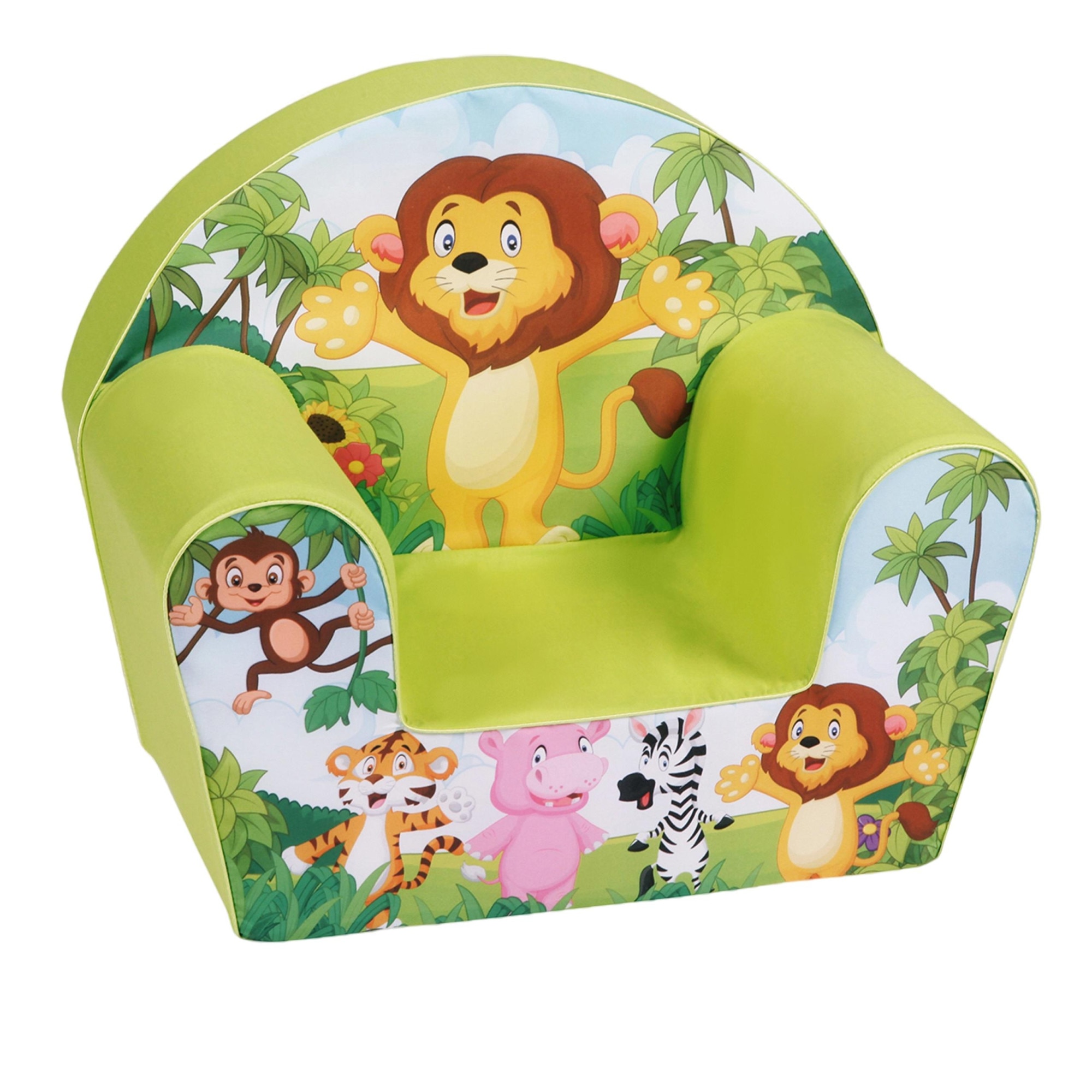 Fotoliu pentru copii, Delsit, Spuma, Multicolor - eMAG.ro