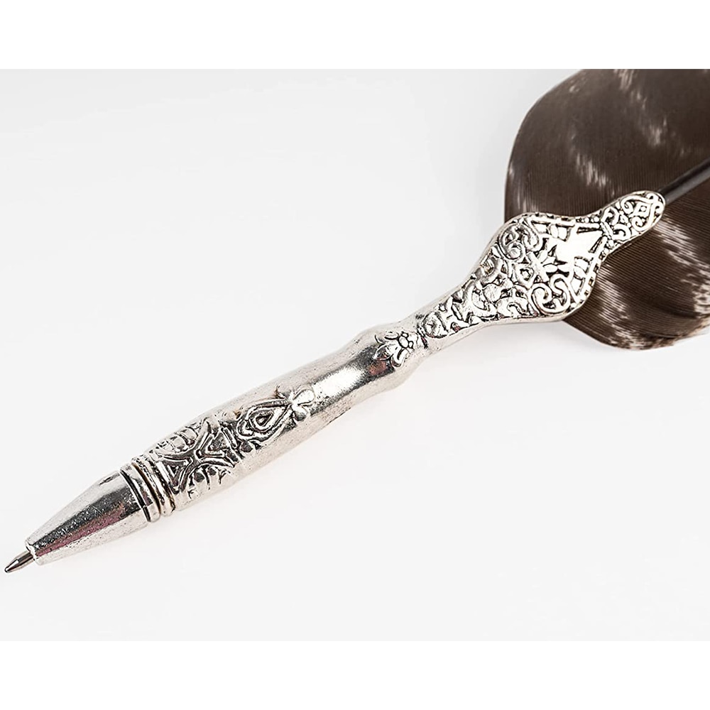 Set de scris Harry Potter, 10 scrisori cu plicuri, pix cu pana si ...