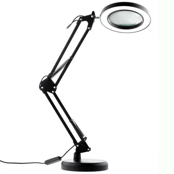 Lampa de birou LED/CCT, Lumiled, 7 W, USB, 57 cm, lupa de 8x, DIM 3000 ...