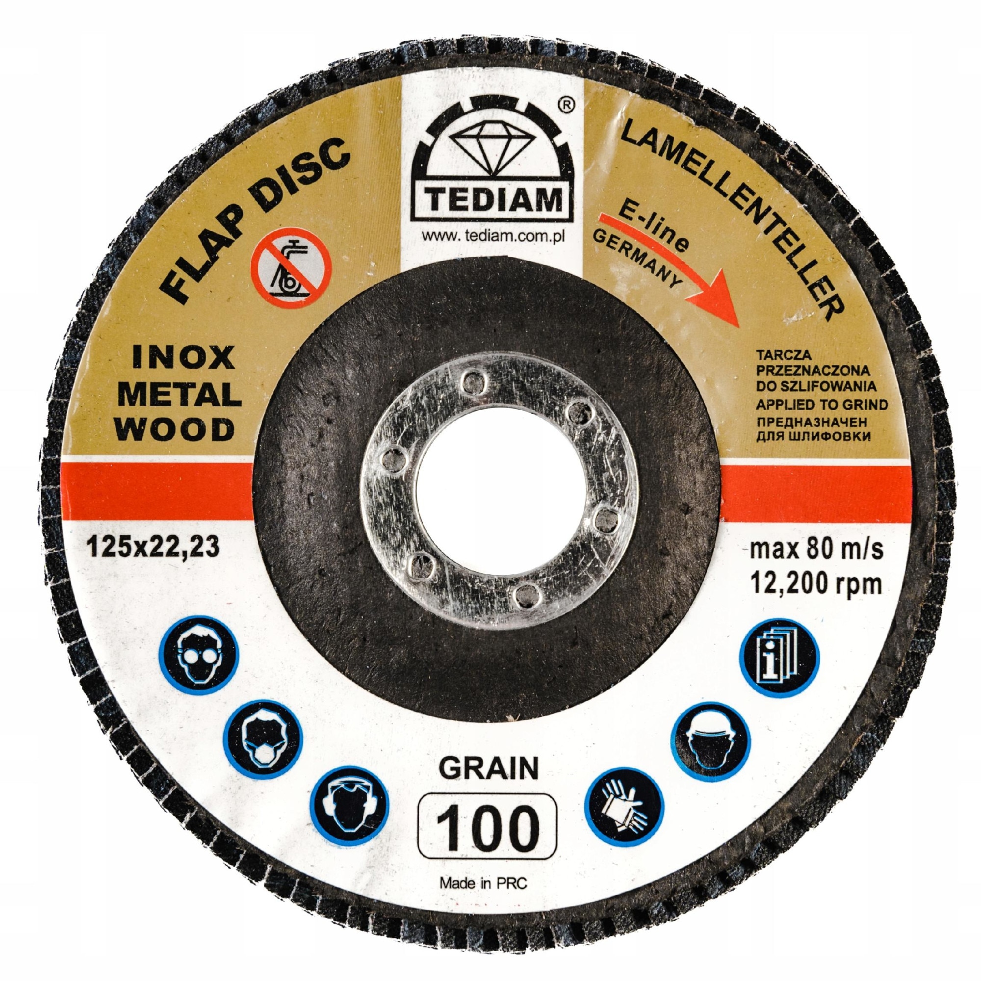 Disc de slefuire Tediam, 125 mm - eMAG.ro