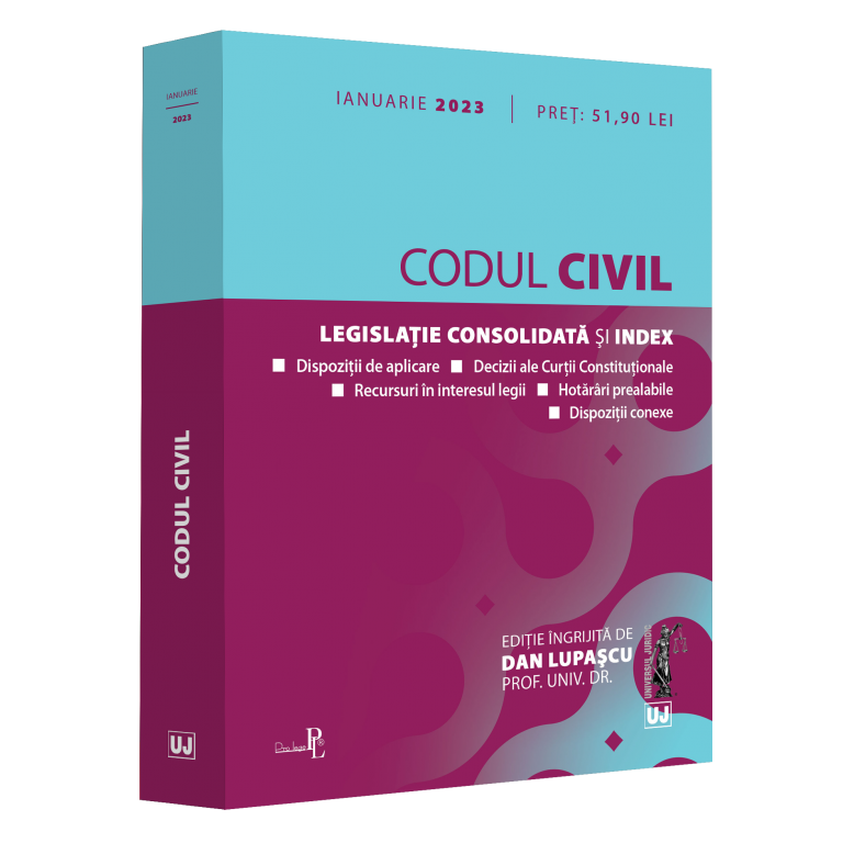 Codul civil: ianuarie 2023, Dan Lupascu - eMAG.ro