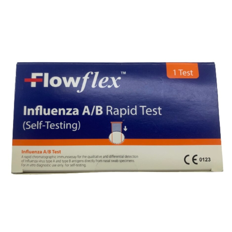 Test rapid pentru detectarea virusului gripal A si B FLOWFLEX, 1 Buc ...