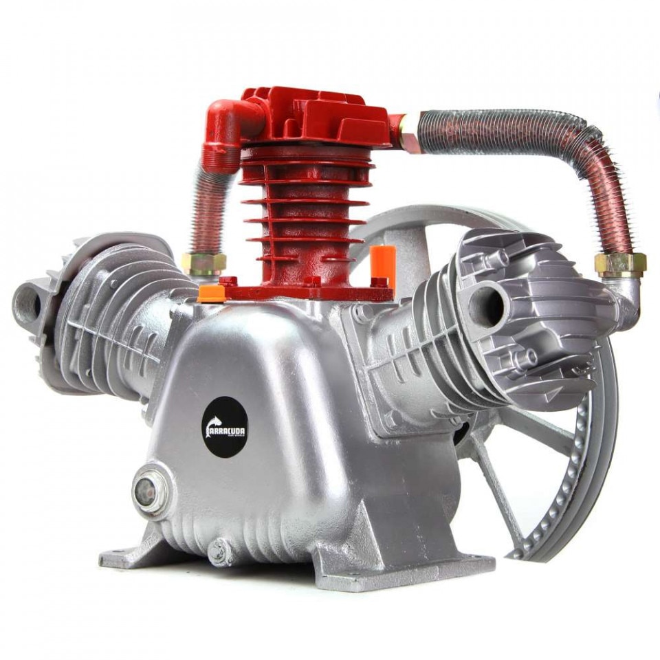 Cap compresor de aer cu 3 pistoane compresie in doua etape 600l/min 14 ...