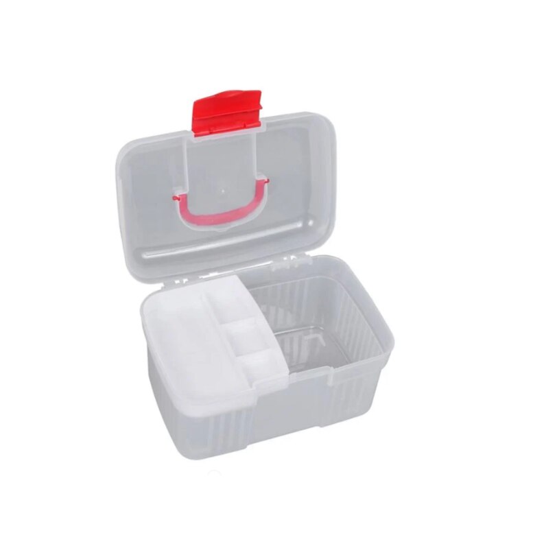 Cutie transparenta pentru medicamente Lumi LUXURY®, 20 x 14 x 11 cm ...