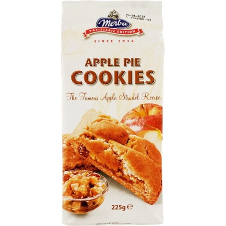 Set Biscuiti cu Ciocolata Alba si Merisoare Uscate, Merba, 16 Pachete x ...