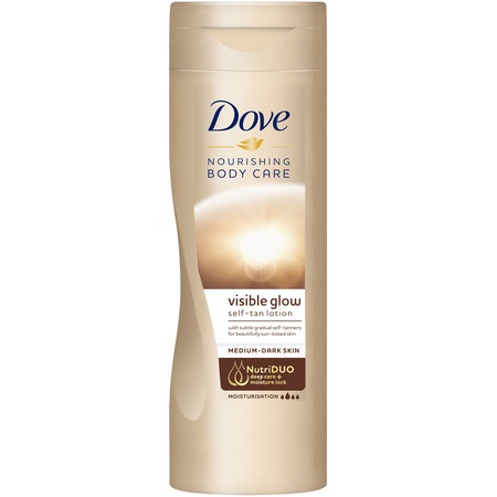 Lotiune de corp bronzanta Visible glow, Dove, Medium-dark, 400ml - eMAG.ro